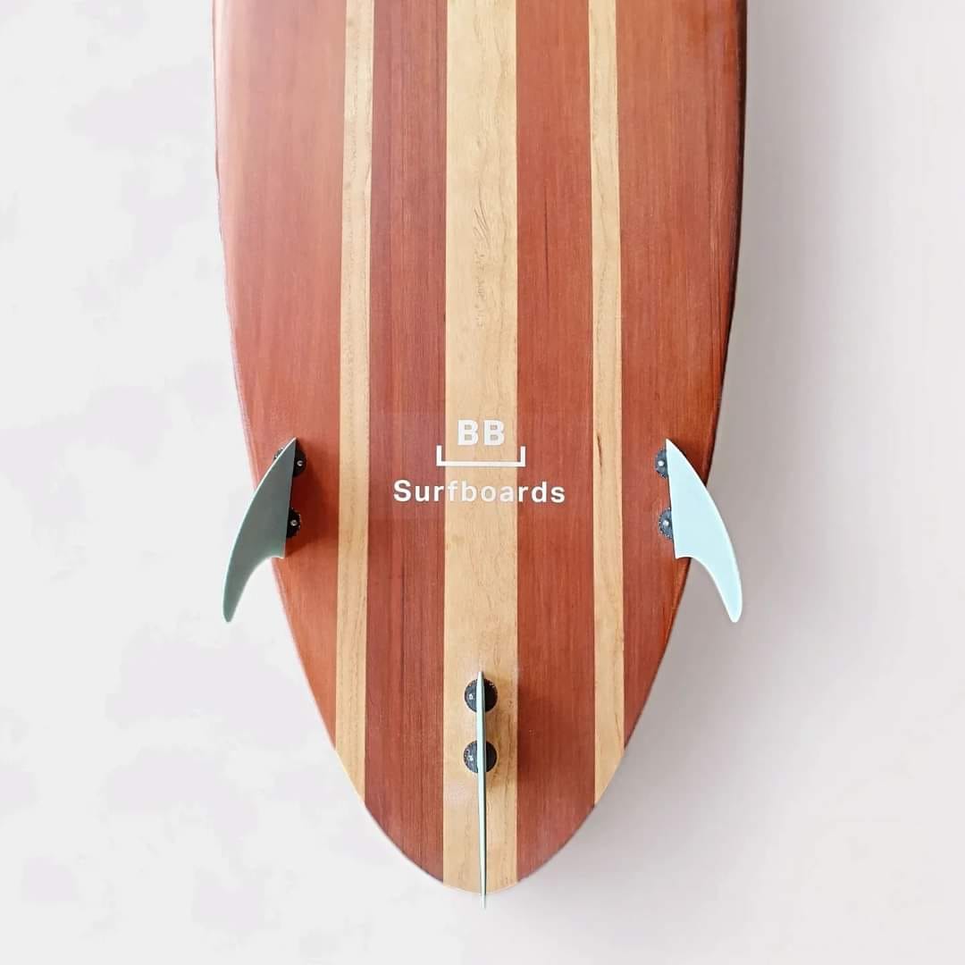 5 Foot 11 'Sea Goddess' Thruster Hollow Wooden Surfboard – Official ...