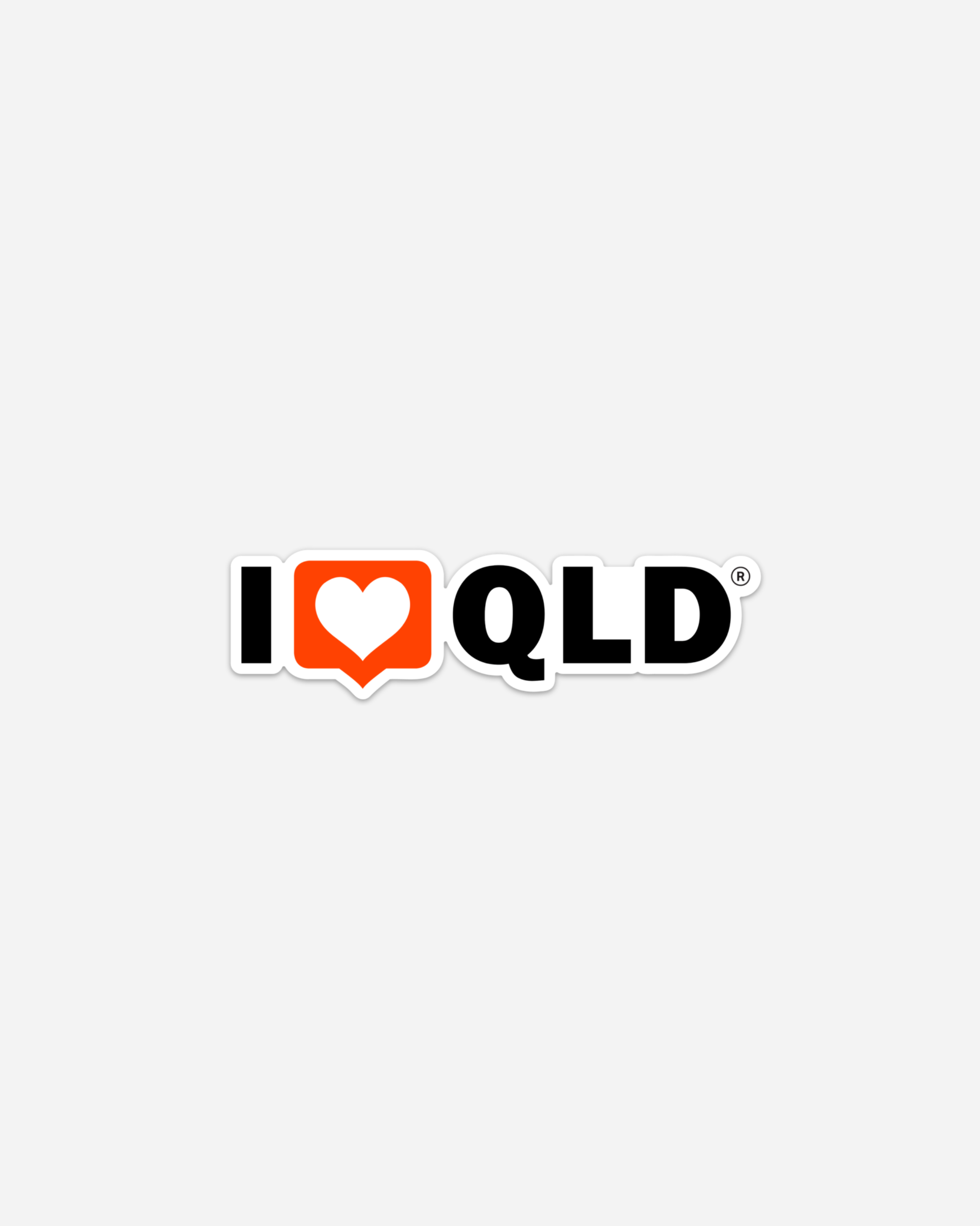 I Love Qld Bumper Sticker – Official Online Store